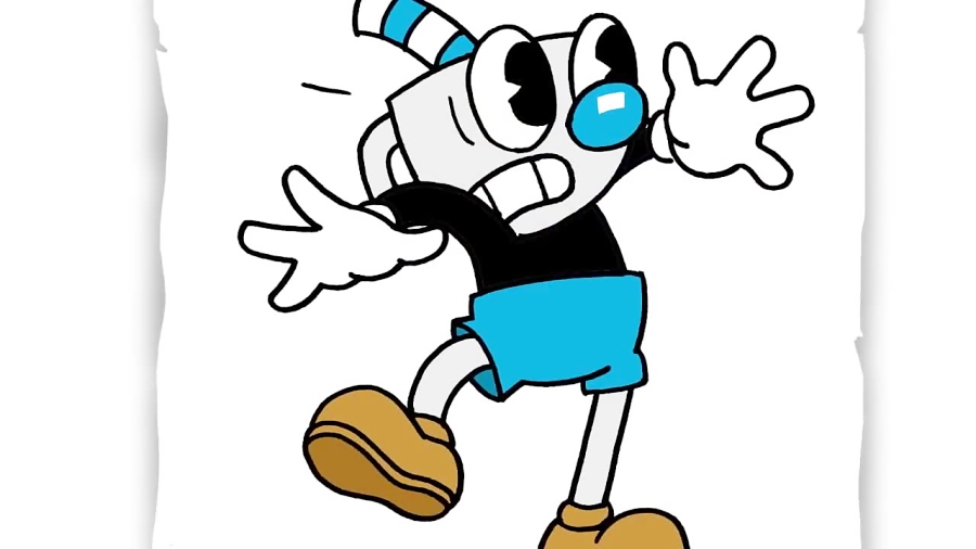 How to Draw Mugman Scared | Cuphead