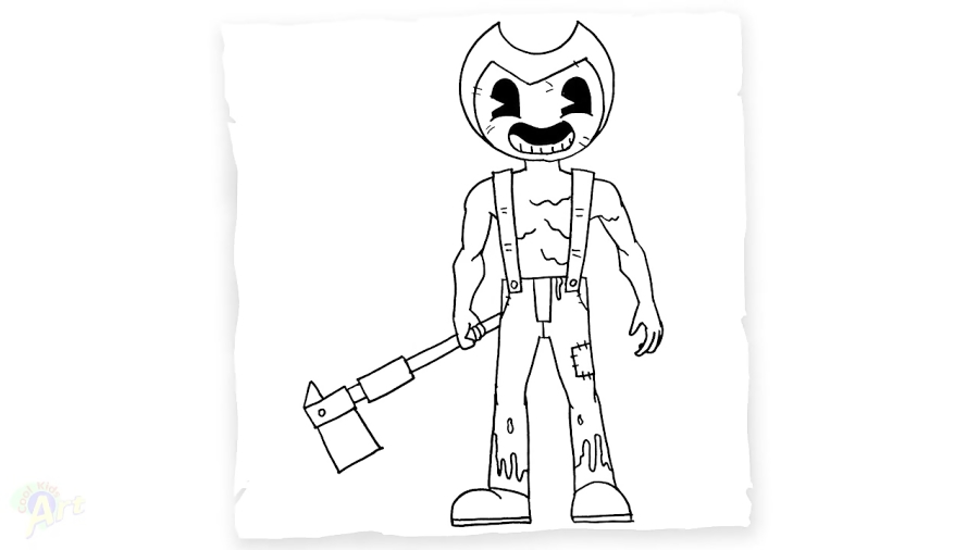 How to Draw Sammy | Bendy and the Ink Machine