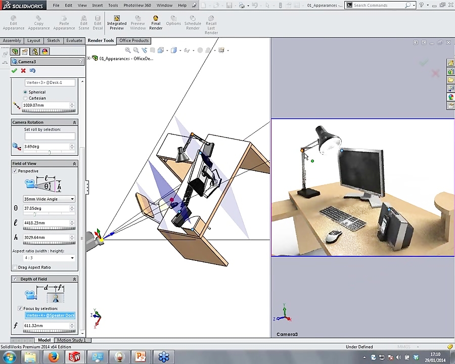 SolidWorks PhotoView 360 - Lights Cameras and Scenes