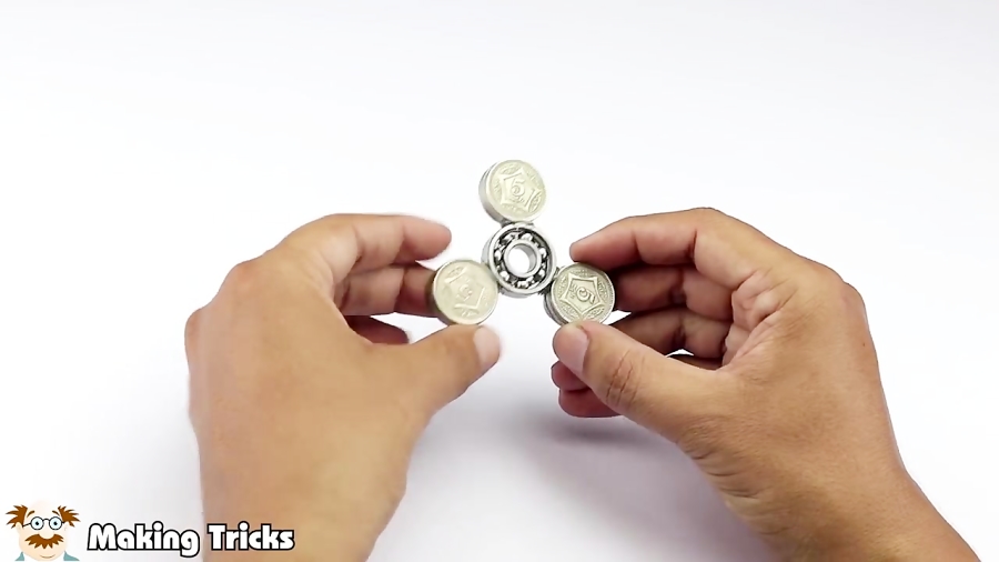 How to make a Fidget Spinner with Coins
