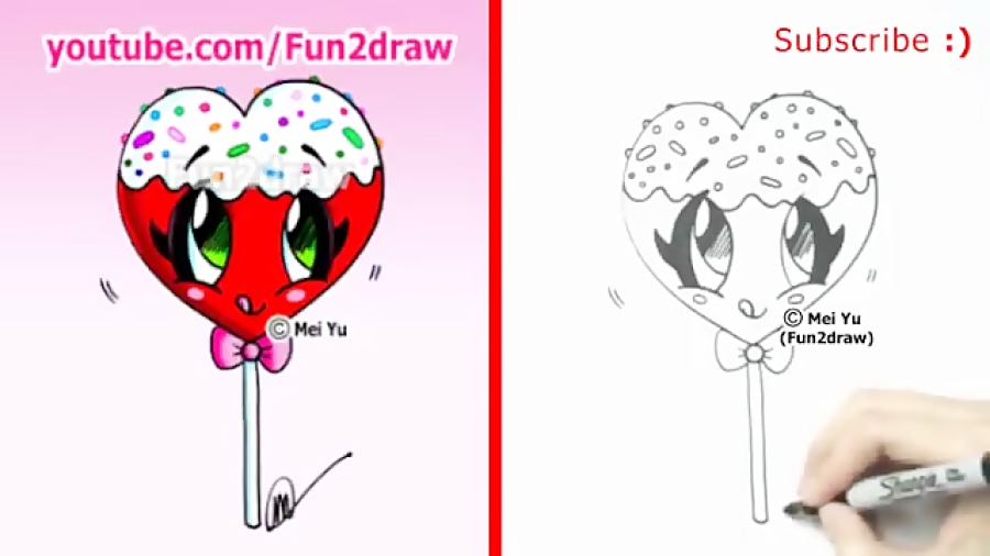 Fun2draw Channel Hearts