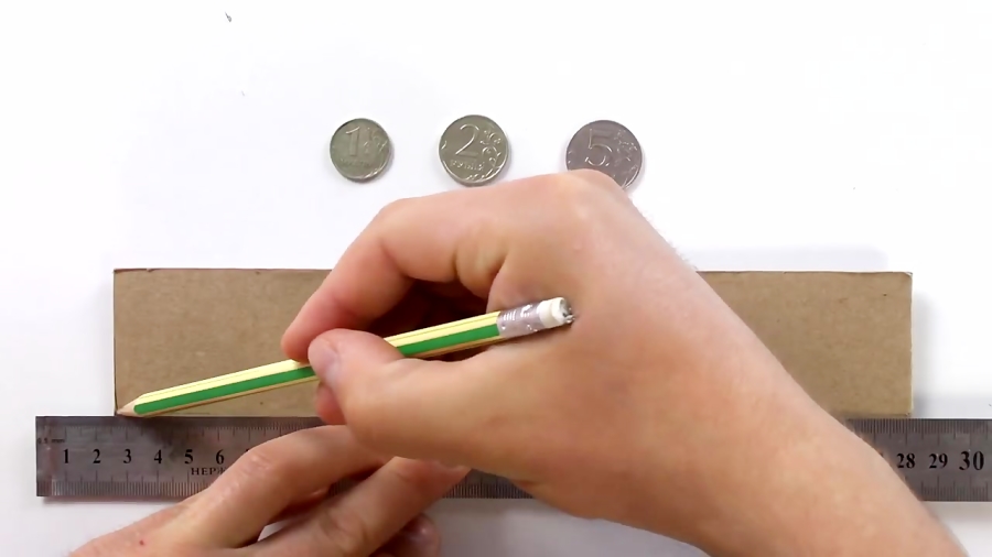 DIY Coin Sorting Machine from Cardboard