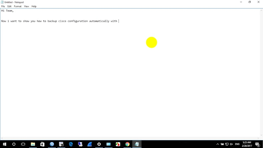 Cisco Auto Backup Config To FTP Server With kron Feature