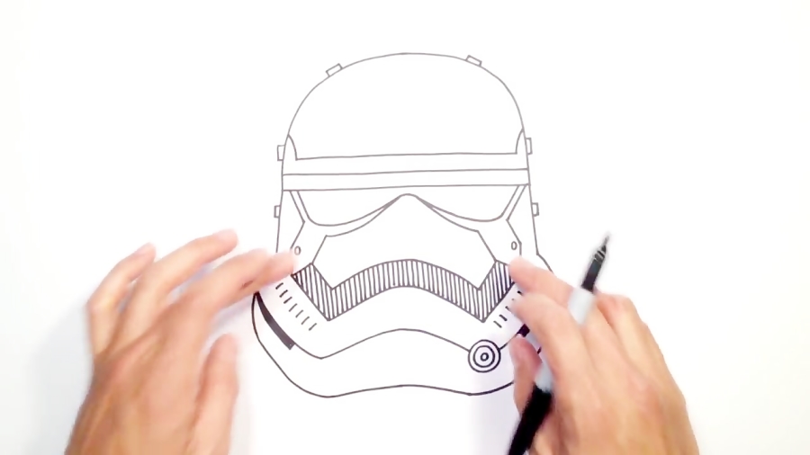 How to Draw a Stormtrooper | Star Wars