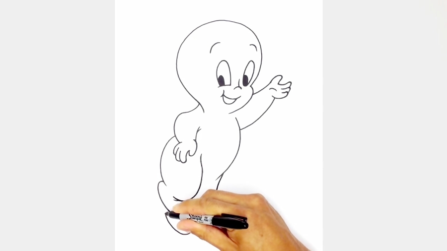 How to Draw Casper | Drawing Lesson