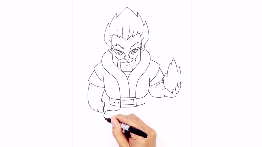 How to Draw Ice Wizard | Clash Royale