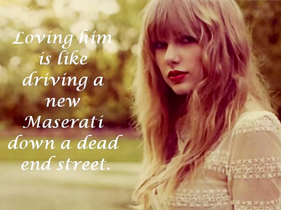 Taylor Swift - Red Lyrics)