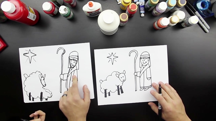 How To Draw A Shepherd