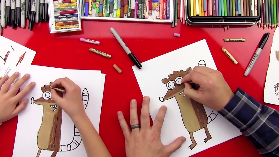 How To Draw Rigby From Regular Show