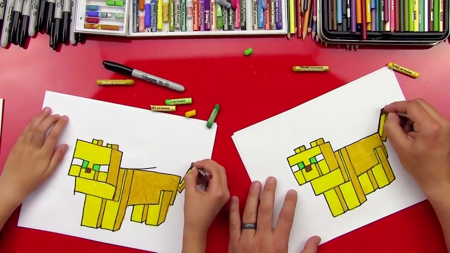 How To Draw A Minecraft Ocelot
