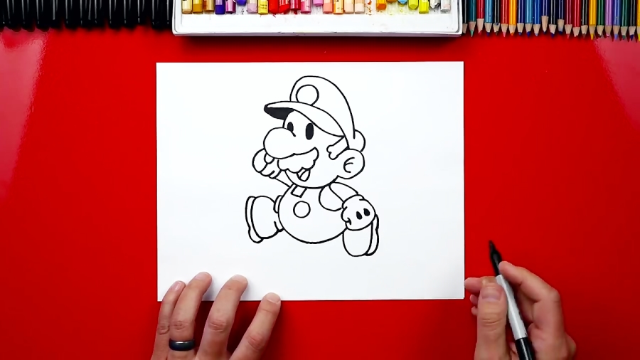 How To Draw Paper Mario