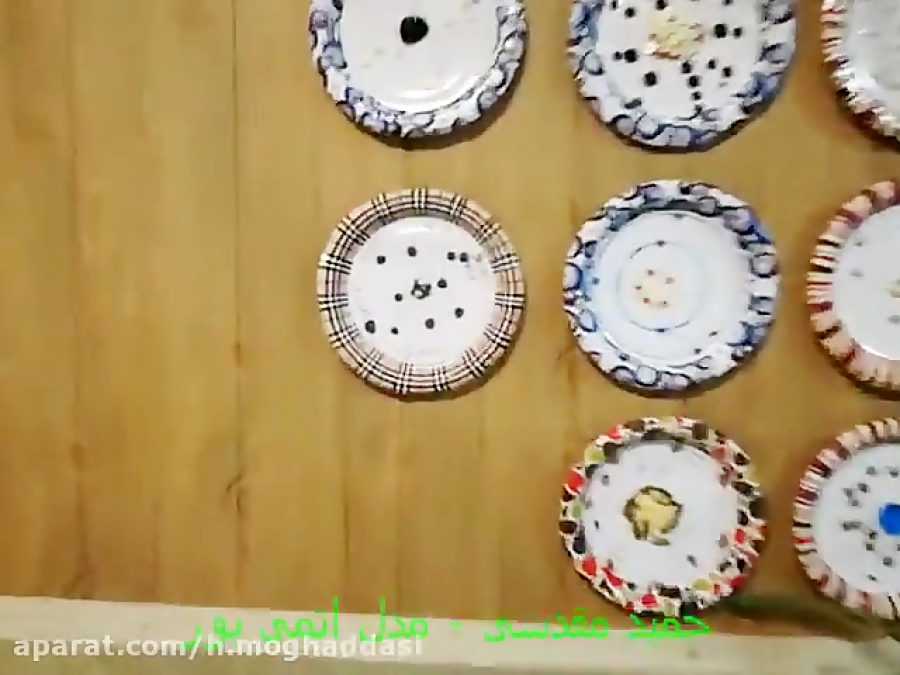 ماکت های بشقابی مدل اتمی بور