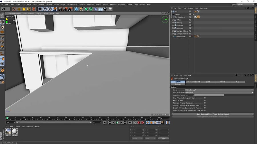 C4D Tools: Virtual Walkthrough