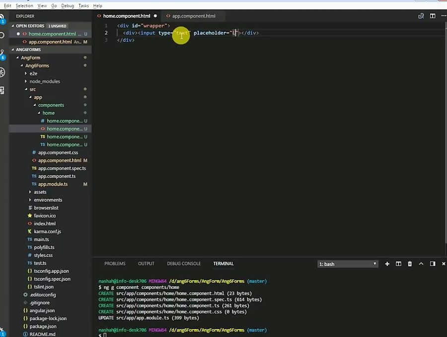 Angular 6 Forms Creating Forms In Angular 6 8895