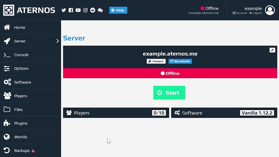 Aternos Crea Y Configura Un Servidor En Aternos