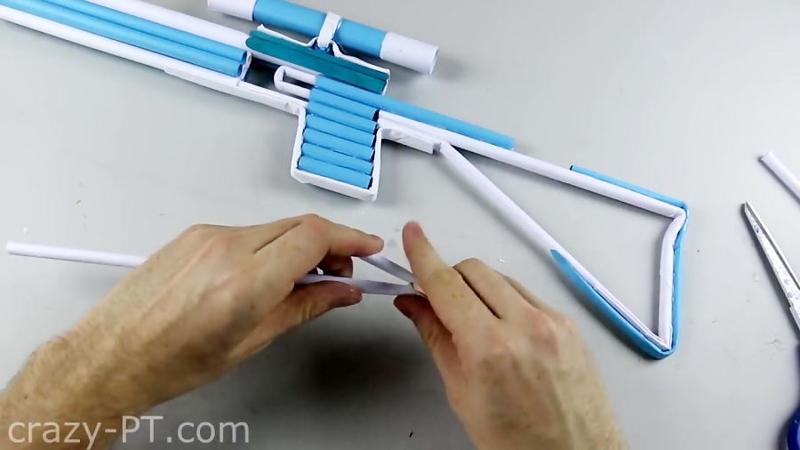 How To Make a Paper Sniper Rifle that Shoots