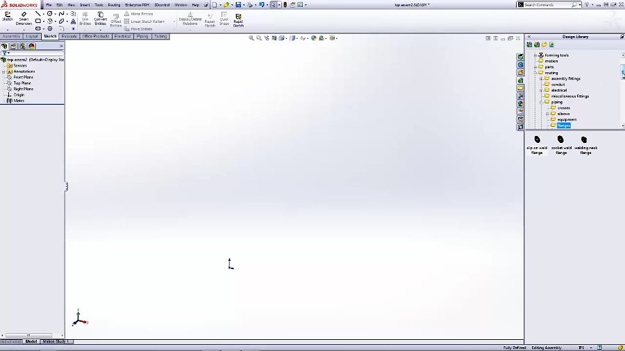 SOLIDWORKS Quick Tip - Creating Piping Spools