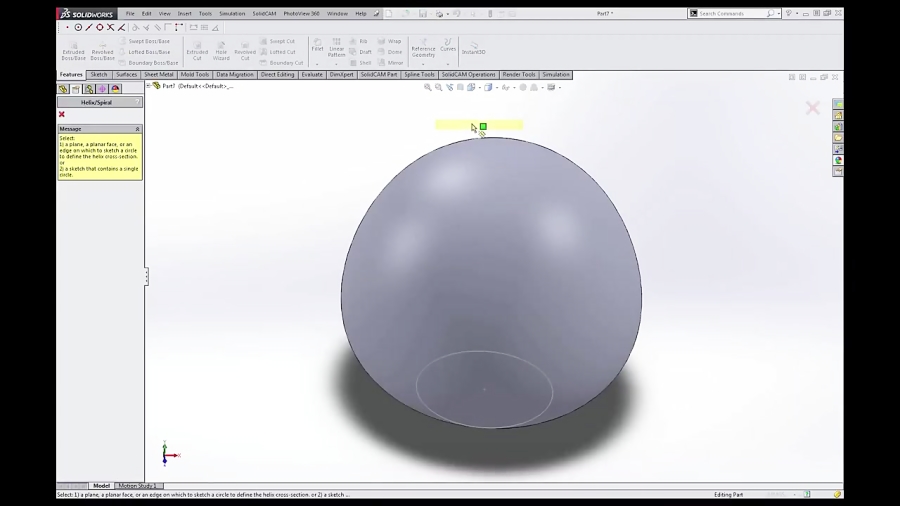 SolidWorks Surface Modelling Tutorial
