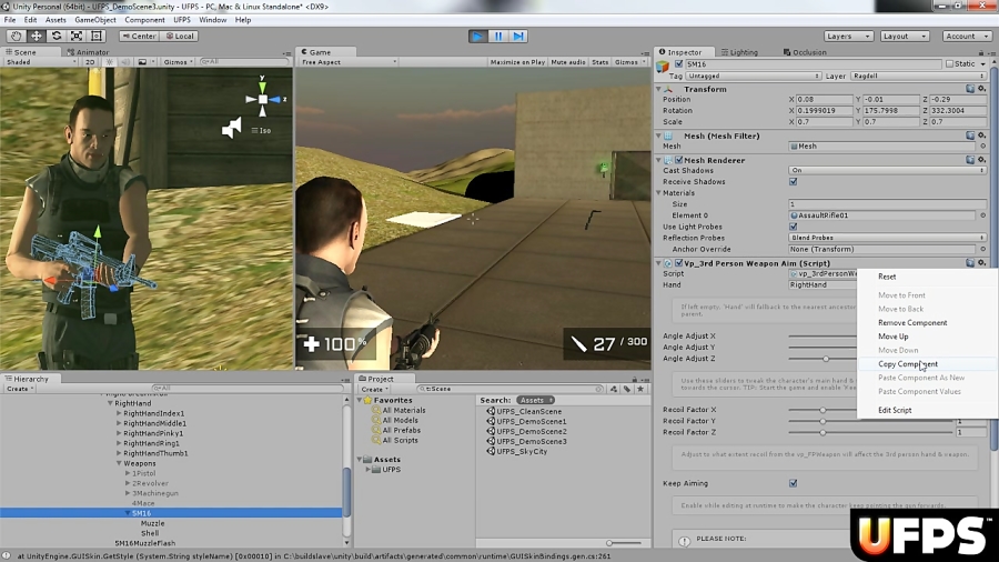 آموزش UFPS : Ultimate FPS در یونیتی