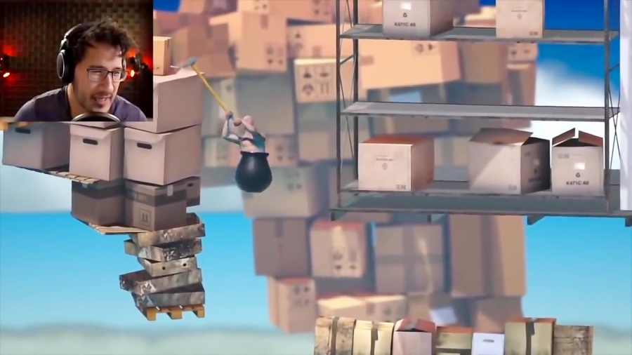 Markiplier Getting Over It Rage Compilation