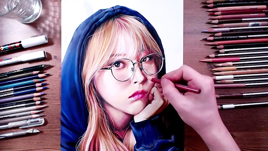 Mamamoo: Moonbyul - Speed drawing | drawholic