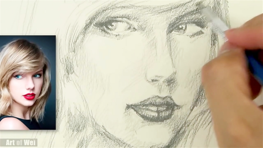 How to Draw Taylor Swift