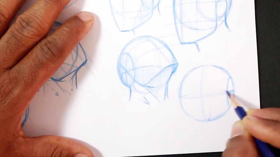 How to Draw Basic Head Structure - Traditional Media |#2