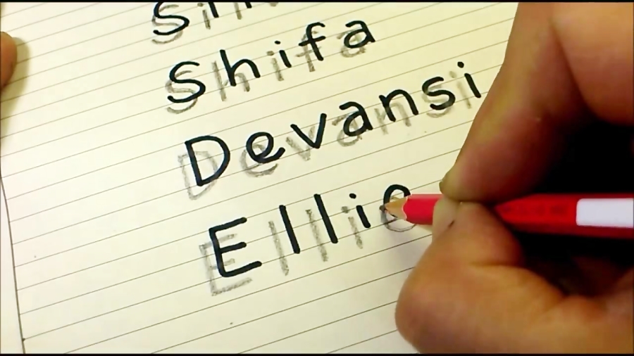 Very Easy!! How To Draw 3D Floating 5 your names NANCY etc. for Kids