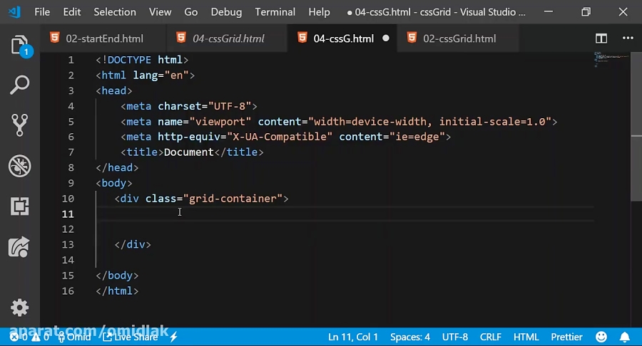 آموزش CSS Grid (قسمت چهارم)