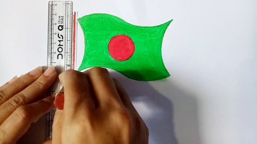 How to draw a flag .Step by step (easy draw)