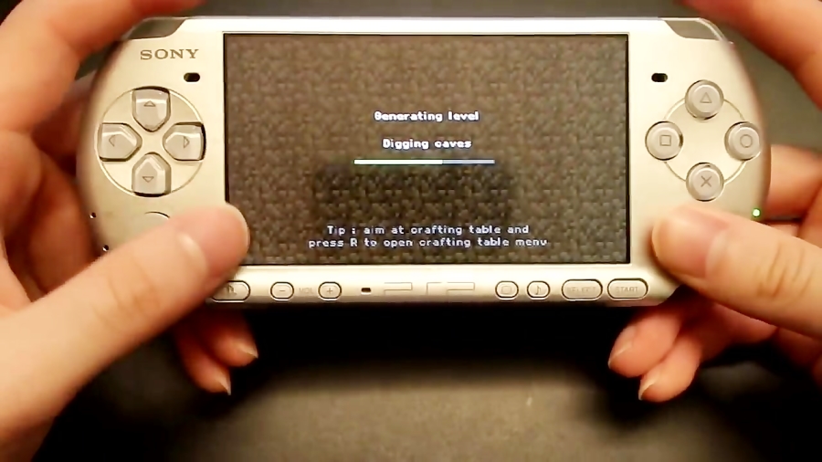 MINECRAFT PSP EDITION GAMEPLAY!!