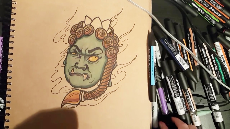 How to Draw a Fudo Myoo