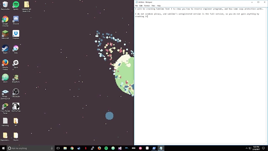 Cracking Sublime Text 3 - Reverse Engineering