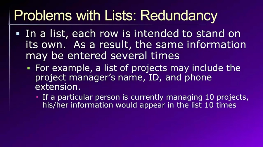 Database Lesson #1 of 8 - Introduction to Databases