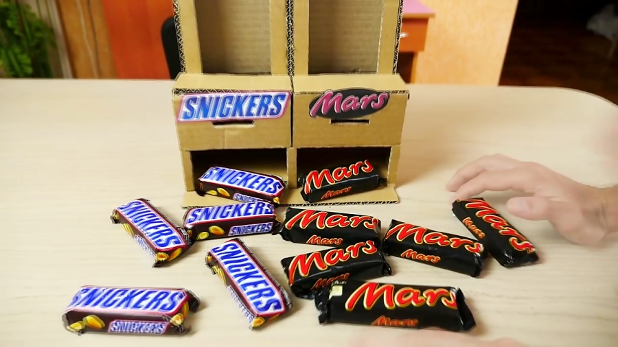 How to Make Snickers Mars Vending Machine