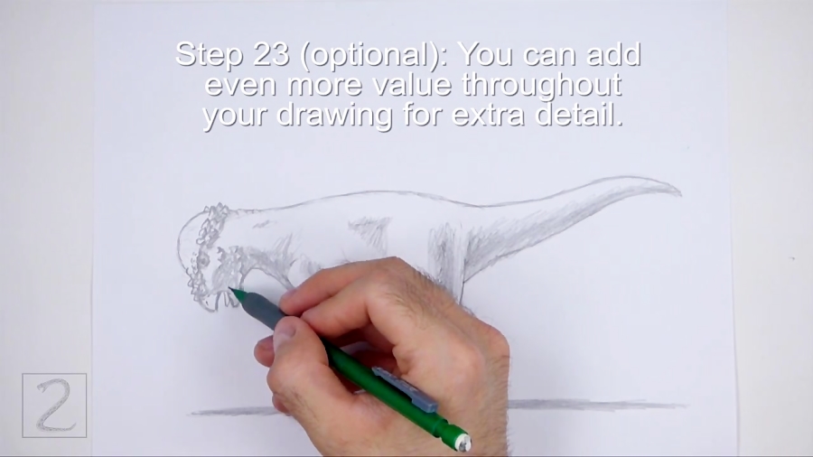 How to Draw a Pachycephalosaurus