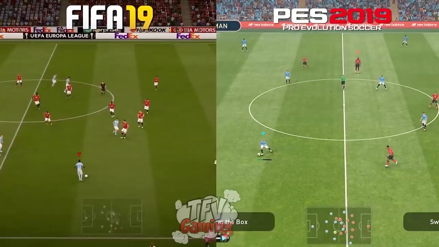 FIFA 19 VS PES 19 GRAPHICS COMPARISON