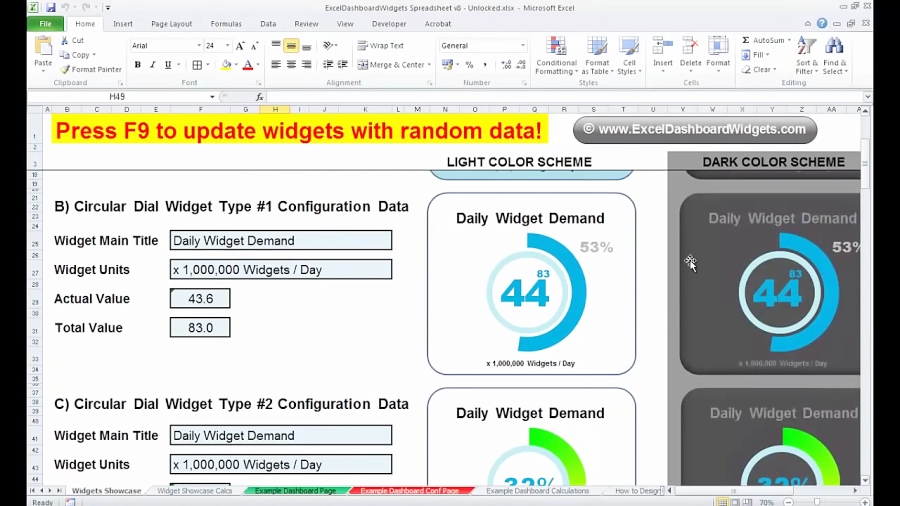 Excel Dashboard Turorial - Realtime Live Data (Weather)