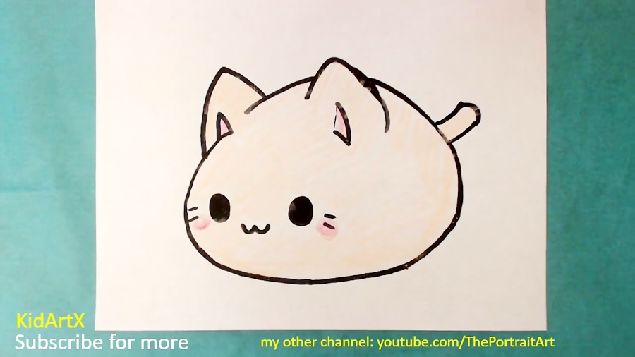 How to Draw a Fat Cat (super easy) - Step by Step Tutorial