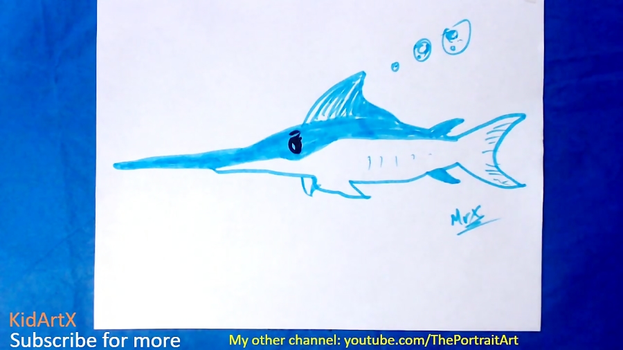 Swordfish Directed Drawing at Jason Criner blog