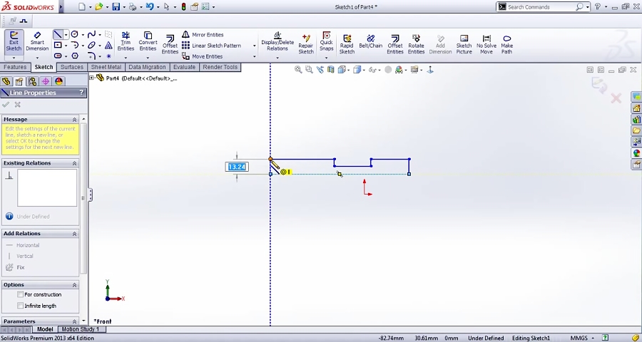 How to use flex command in Solidworks.
