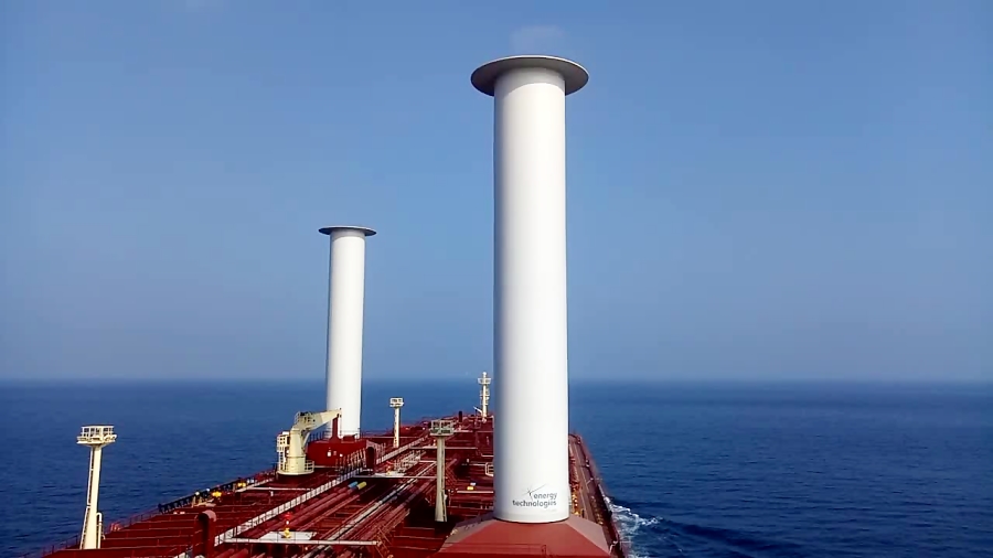 Rotor Sails in action