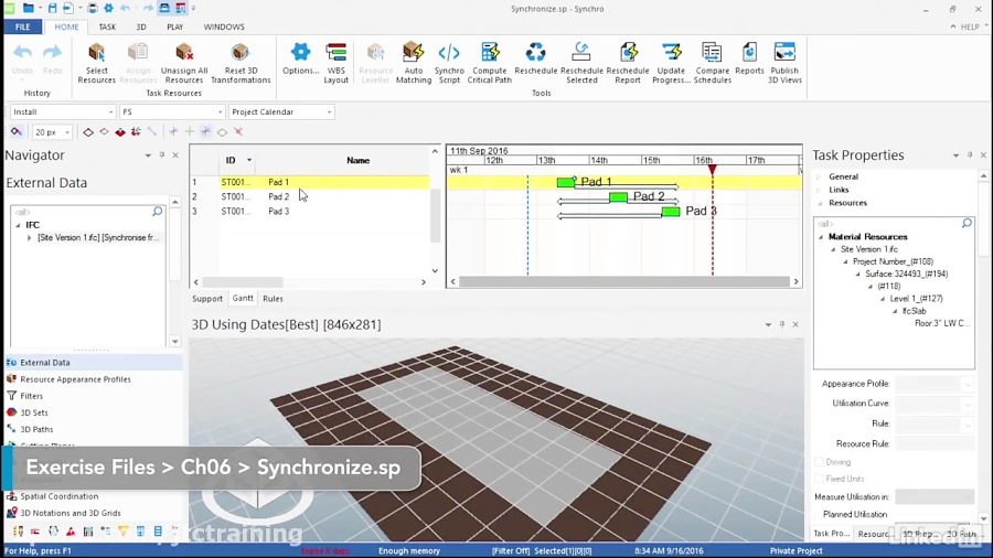 آموزش ﻿Synchro - همزمان سازی اشیاء 3D