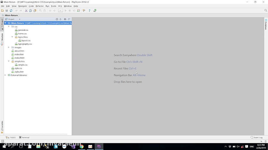 auto compile کردن less در php storm