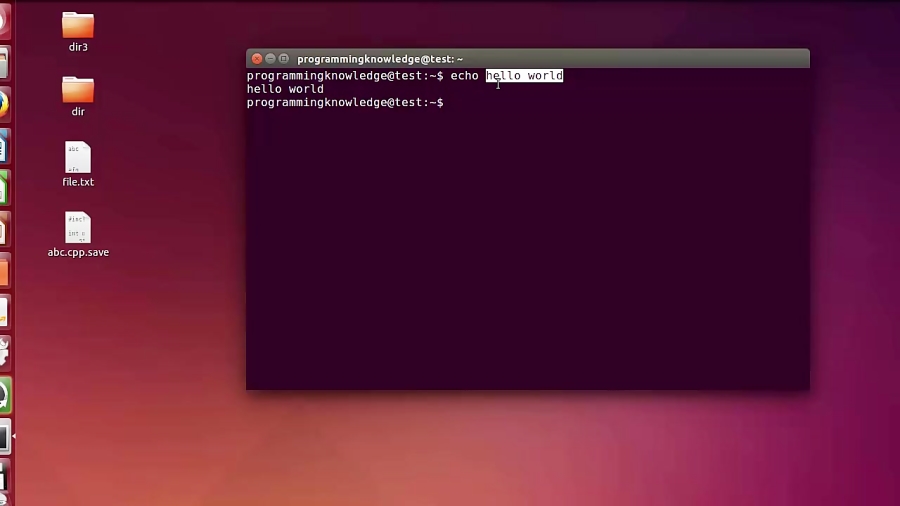 Linux Command Line Tutorial For Beginners 16 - echo command