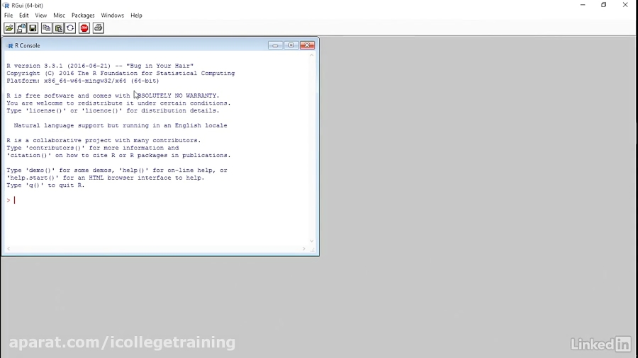 آموزش ﻿R Programming - نصب بسته های لازم
