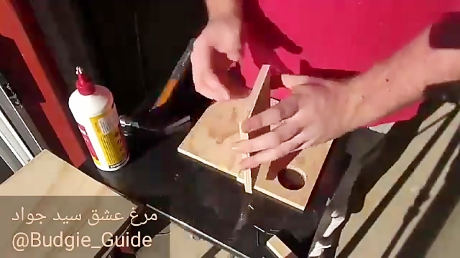 نحوه ساخت لانه مرغ عشق-توضیحات