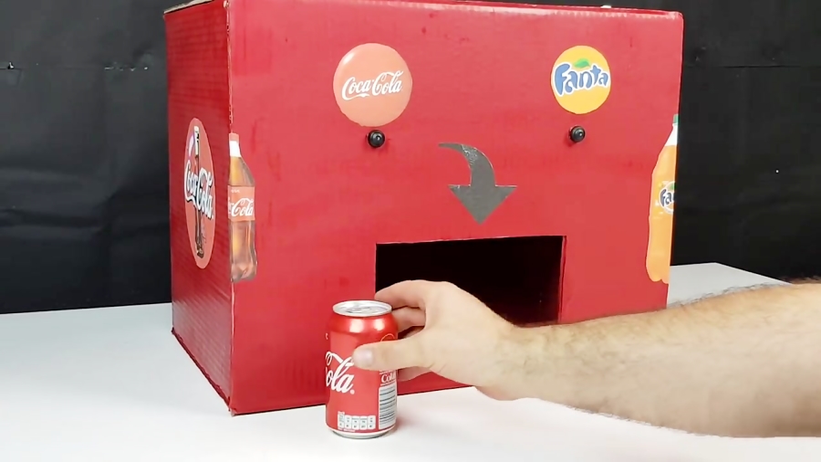 Genius DIY Coca Cola and Fanta Vending Machine