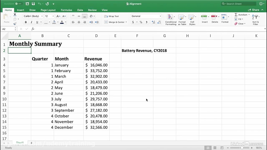 دانلود کورس excel اطلاعات جدول اکسل را در فرمول ها مشاهده کنید