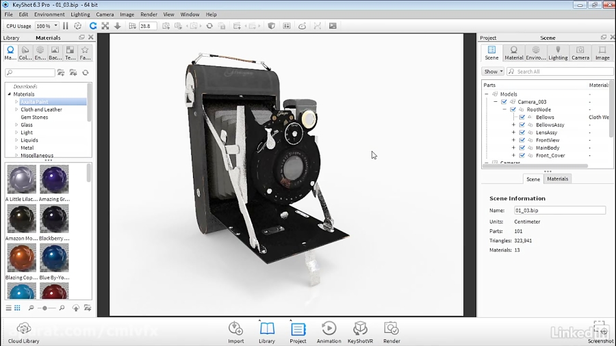 آموزش ﻿Keyshot - تنظیمات عملکرد